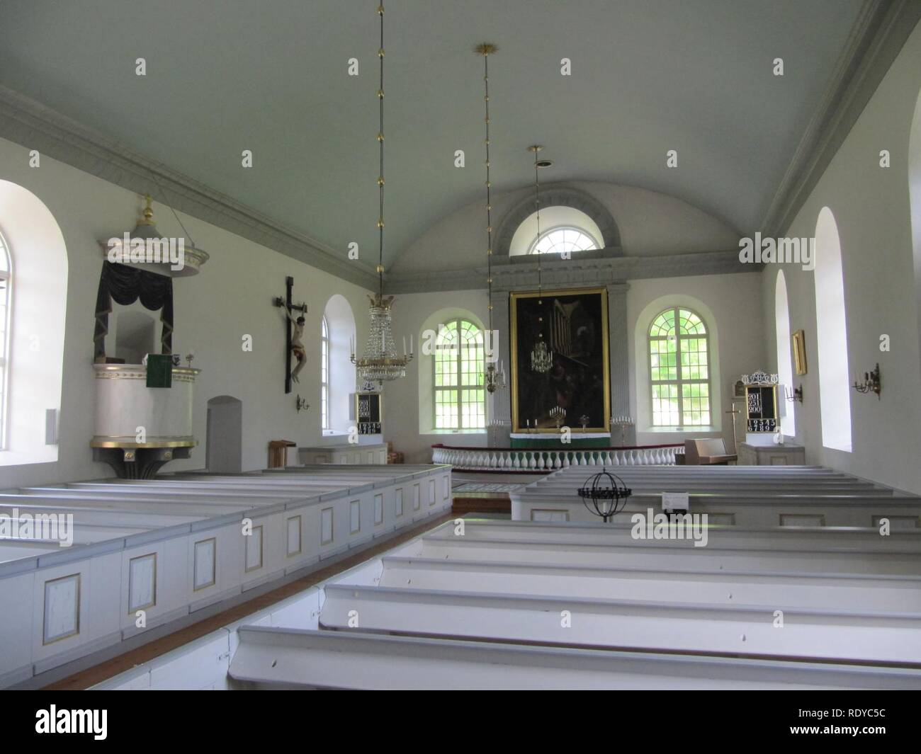 Asa kyrka int01 Stock Photo - Alamy