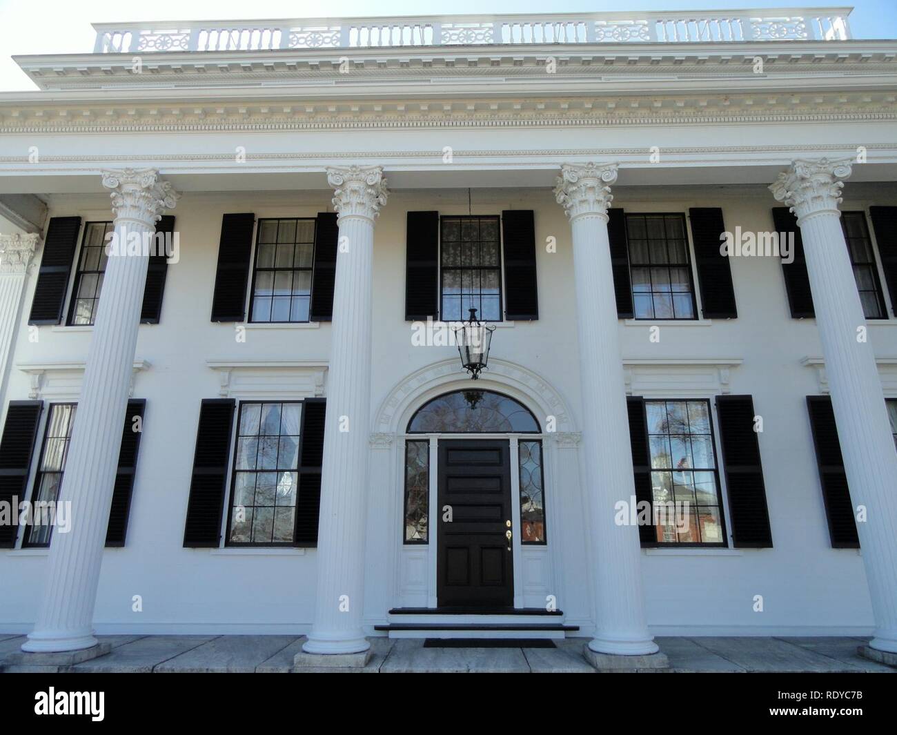 Asa Waters Mansion - Millbury, MA Stock Photo - Alamy