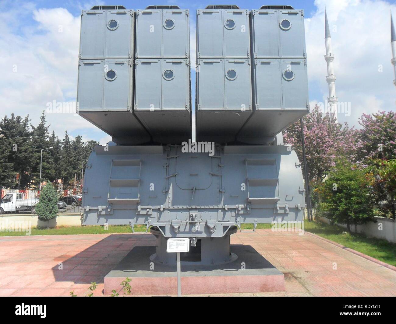 ASROC launcher ön Stock Photo - Alamy