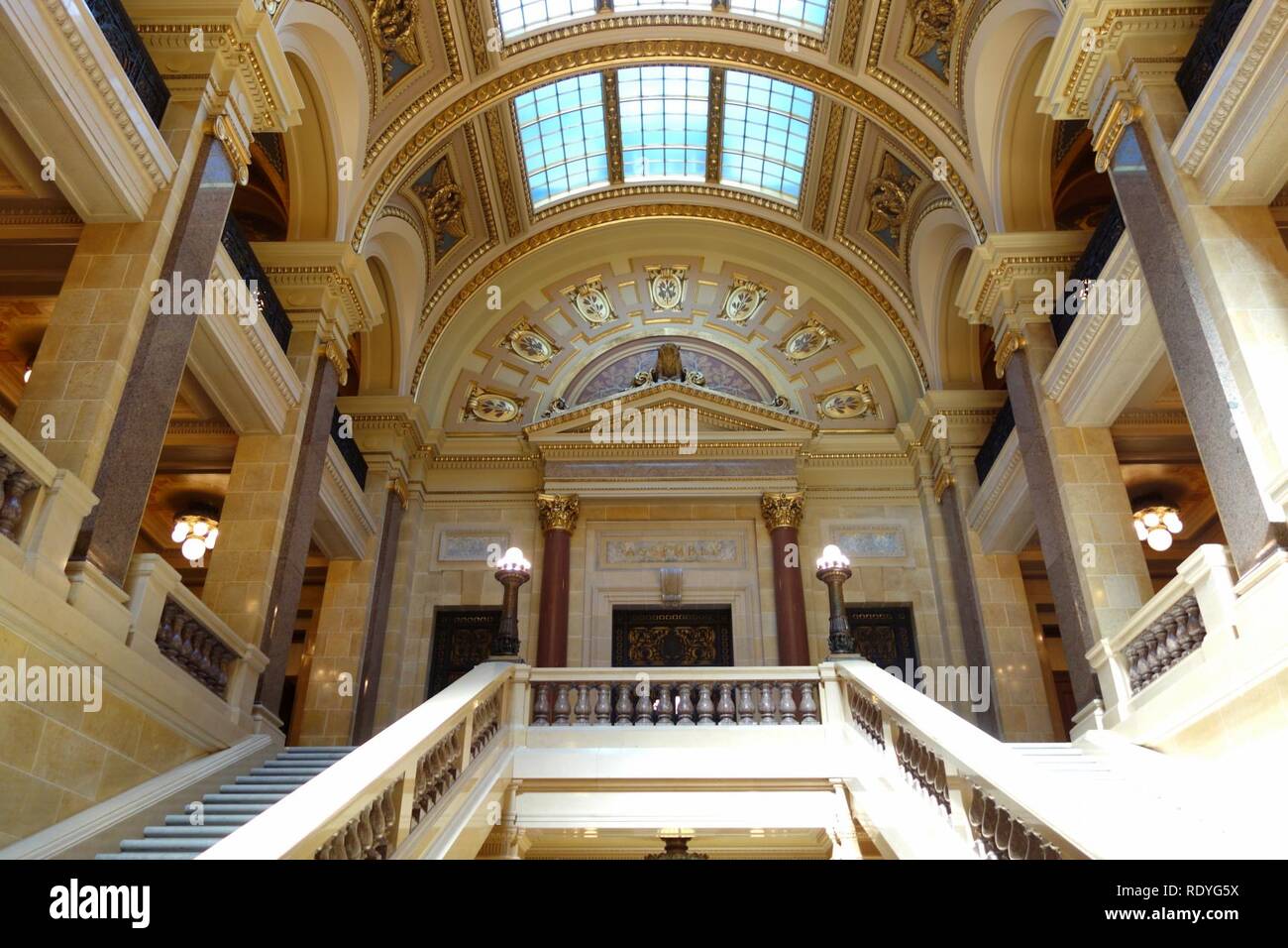 Assembly entrance - Wisconsin State Capitol Stock Photo - Alamy