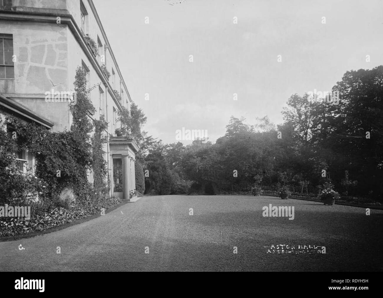 Aston Hall Aston-on-Clun (1294902 Stock Photo - Alamy