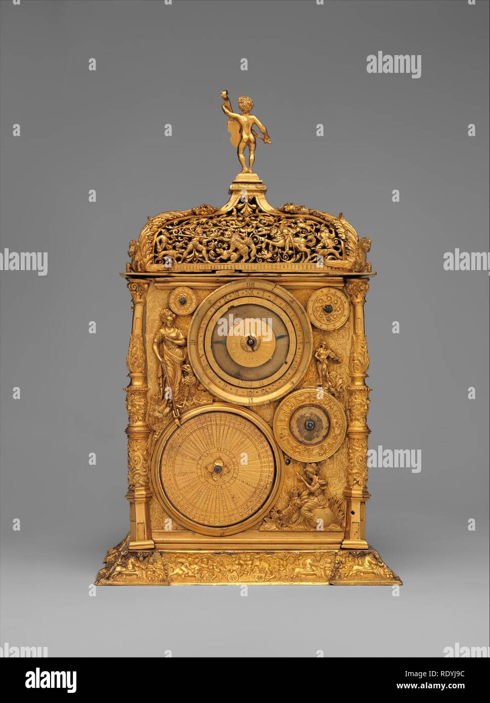 Astronomical table clock Stock Photo - Alamy