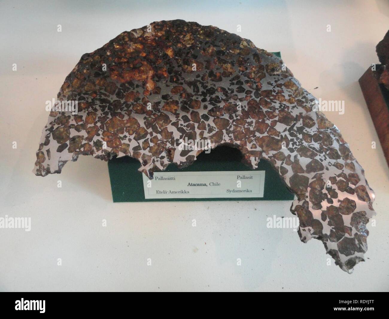 Atacama meteorite - Meteorites in the Arppeanum Stock Photo - Alamy