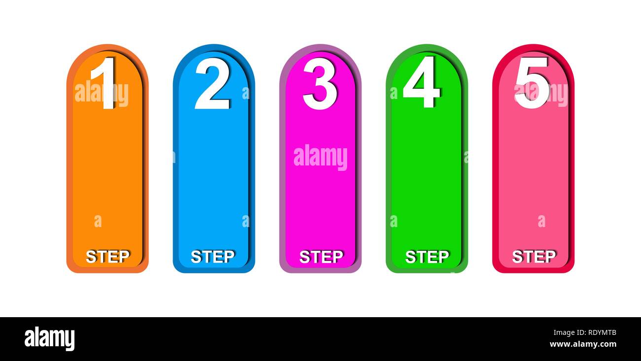 Infographics for visual design of business strategy, project or ...