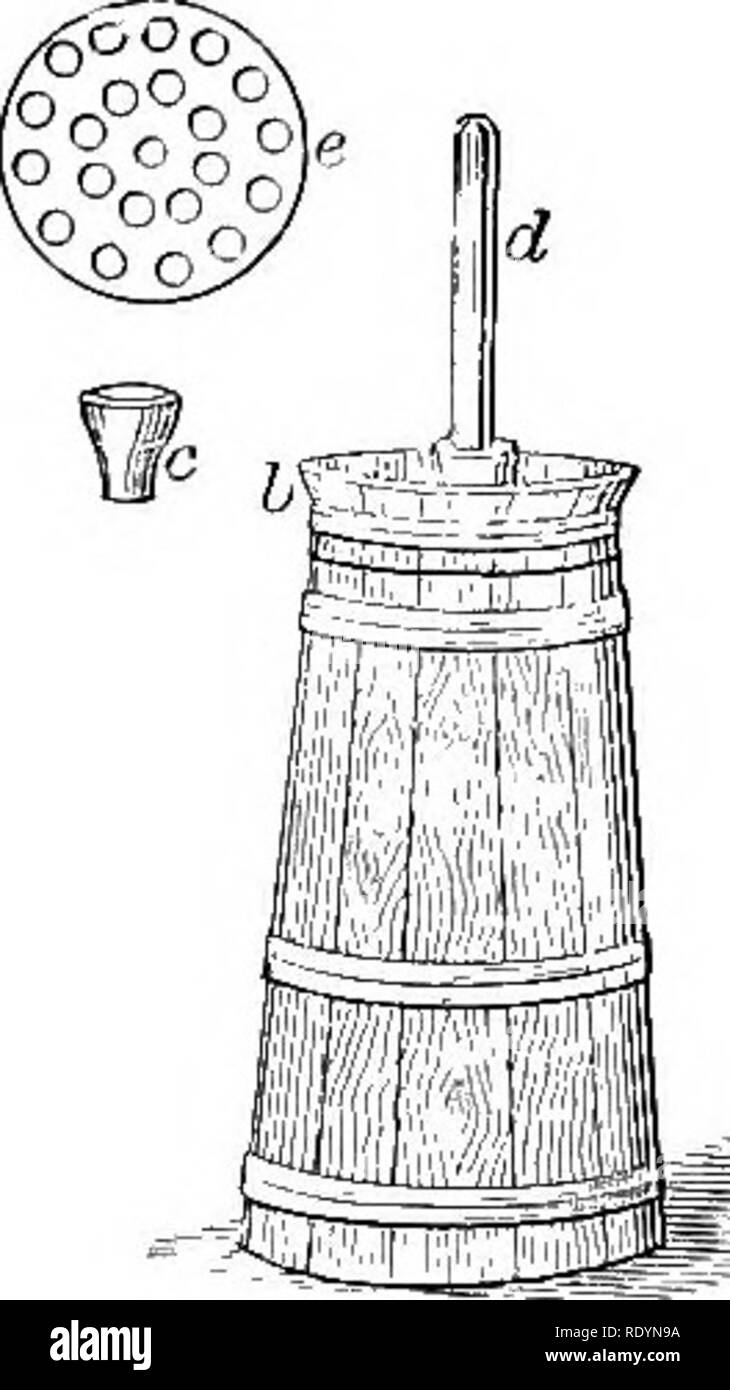 Butter Churn Black and White Stock Photos & Images - Alamy