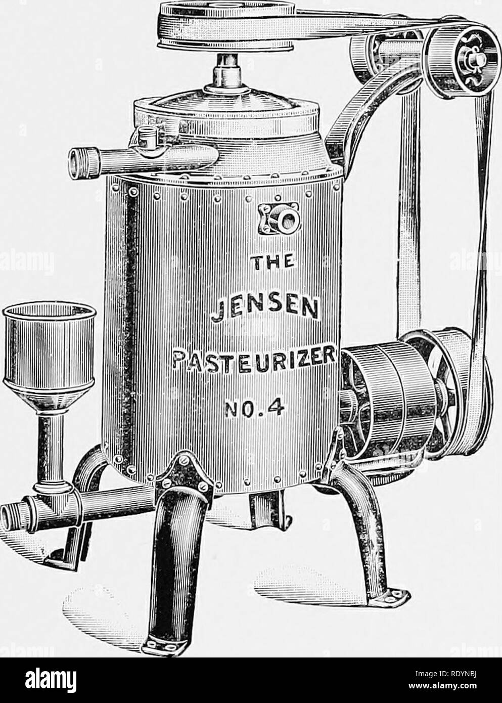 Milk pasteurization Black and White Stock Photos & Images - Alamy