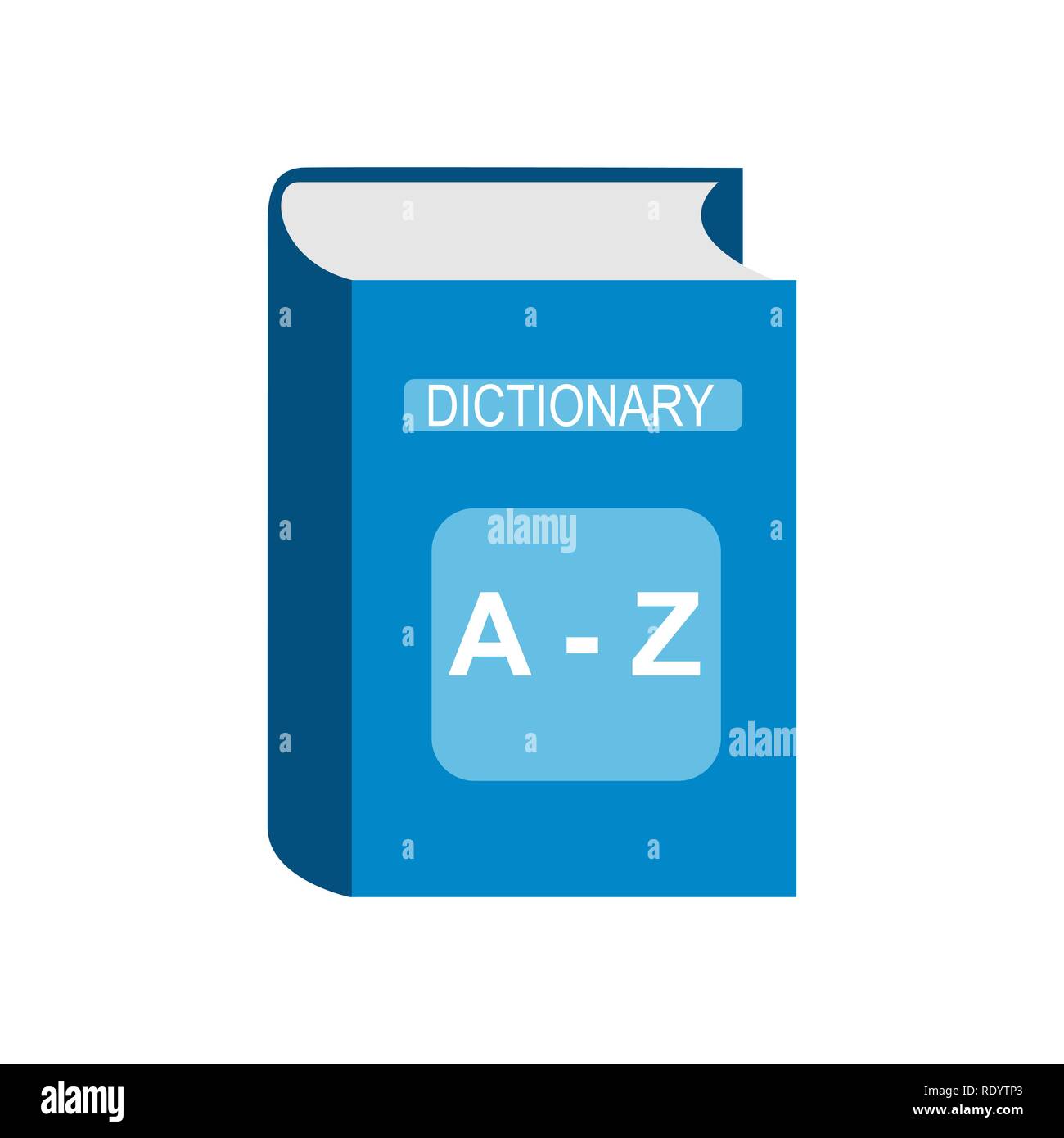 Isometric 3d style, color dictionary book icon Stock Vector Image & Art ...