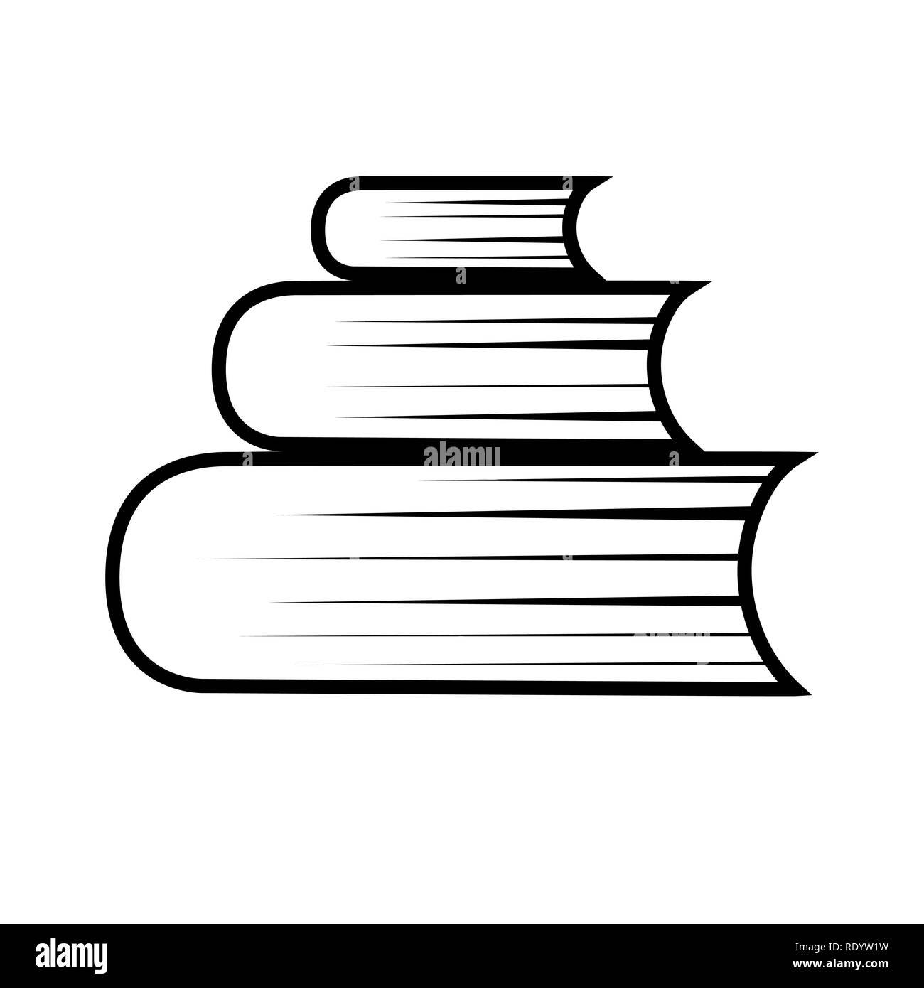 Black white image stack Stock Vector Images - Alamy