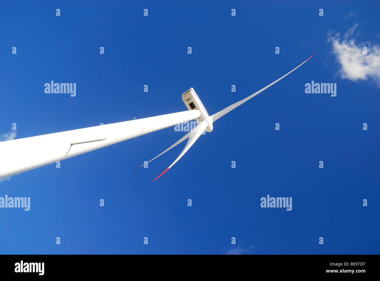 Croatia, Dalmatian coast, Lika and Senj region. Wind turbines Stock ...
