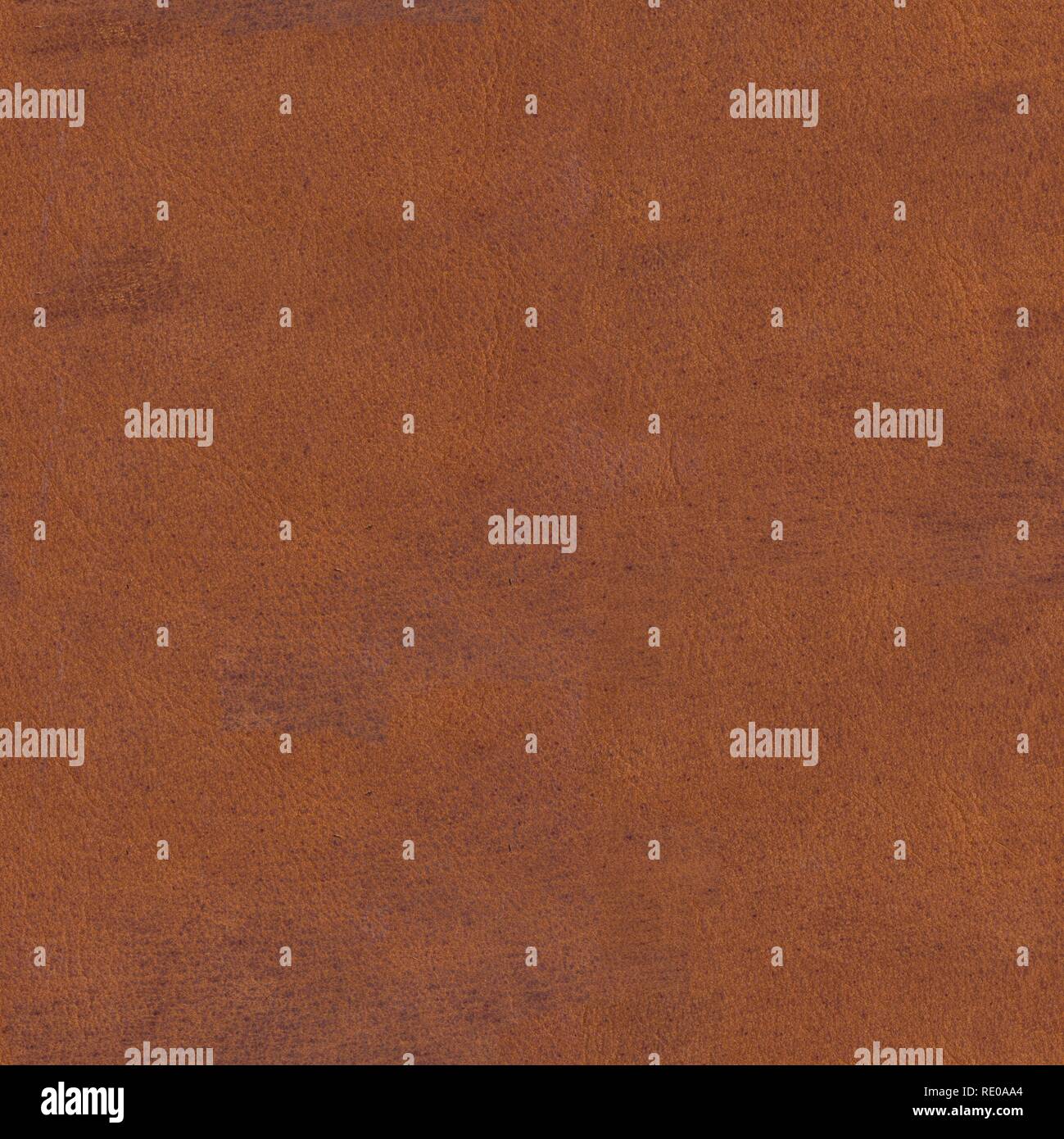 Old brown scratched leather texture. Seamless square background, tile ...