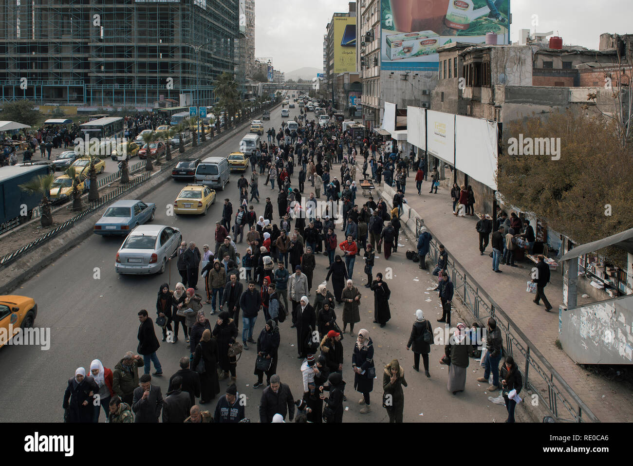 Some Photos show how difficult to get a public transportation in ...