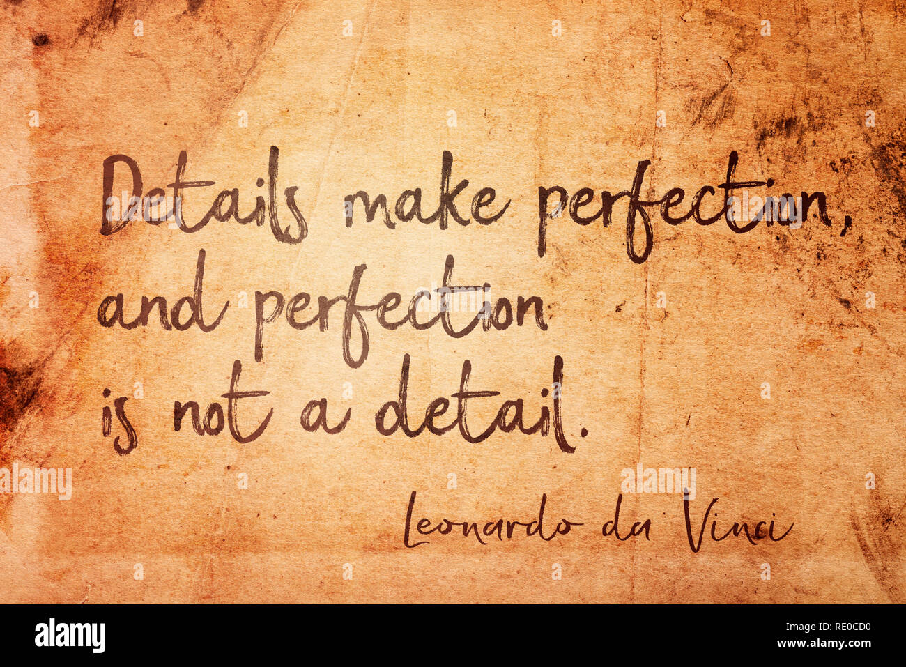 Details make perfection, and perfection is not a detail - ancient ...