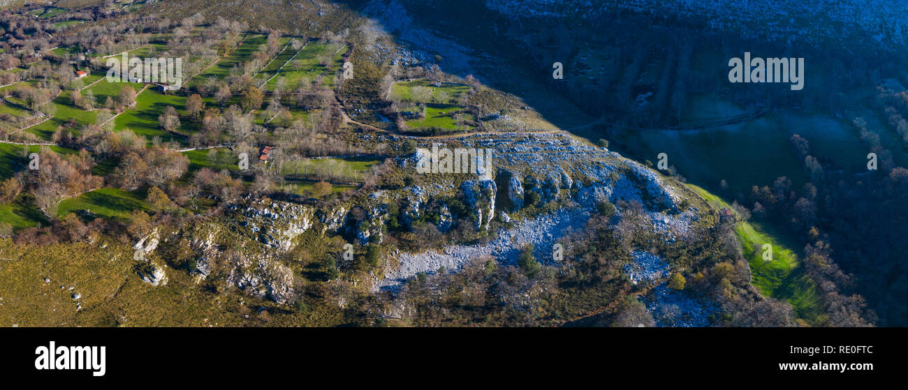 Landscape in Socueva, Arredondo Municipality, Cantabria, Spain, Europe ...