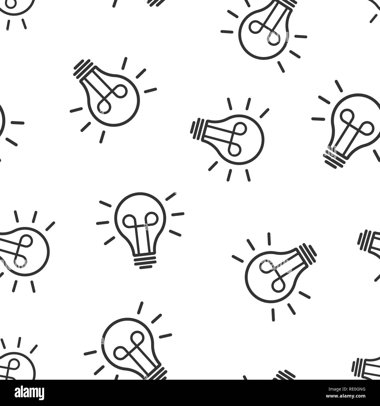 Seamless light bulb pattern hi-res stock photography and images - Alamy