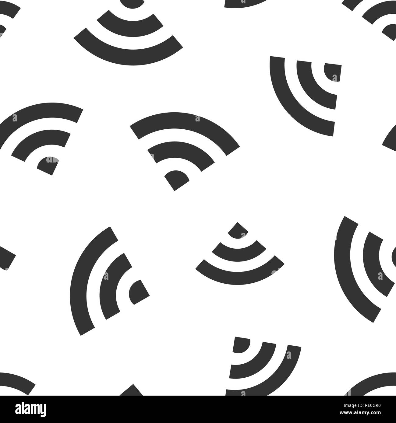 Wifi internet sign icon seamless pattern background. Wi-fi wireless ...