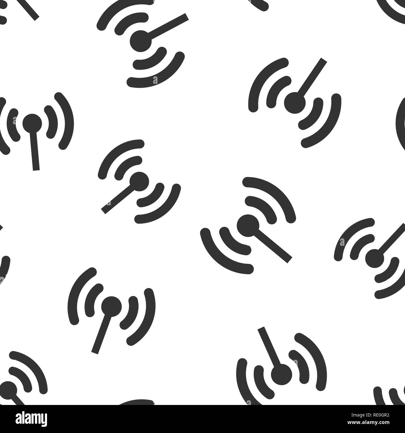 Wifi internet sign icon seamless pattern background. Wi-fi wireless ...
