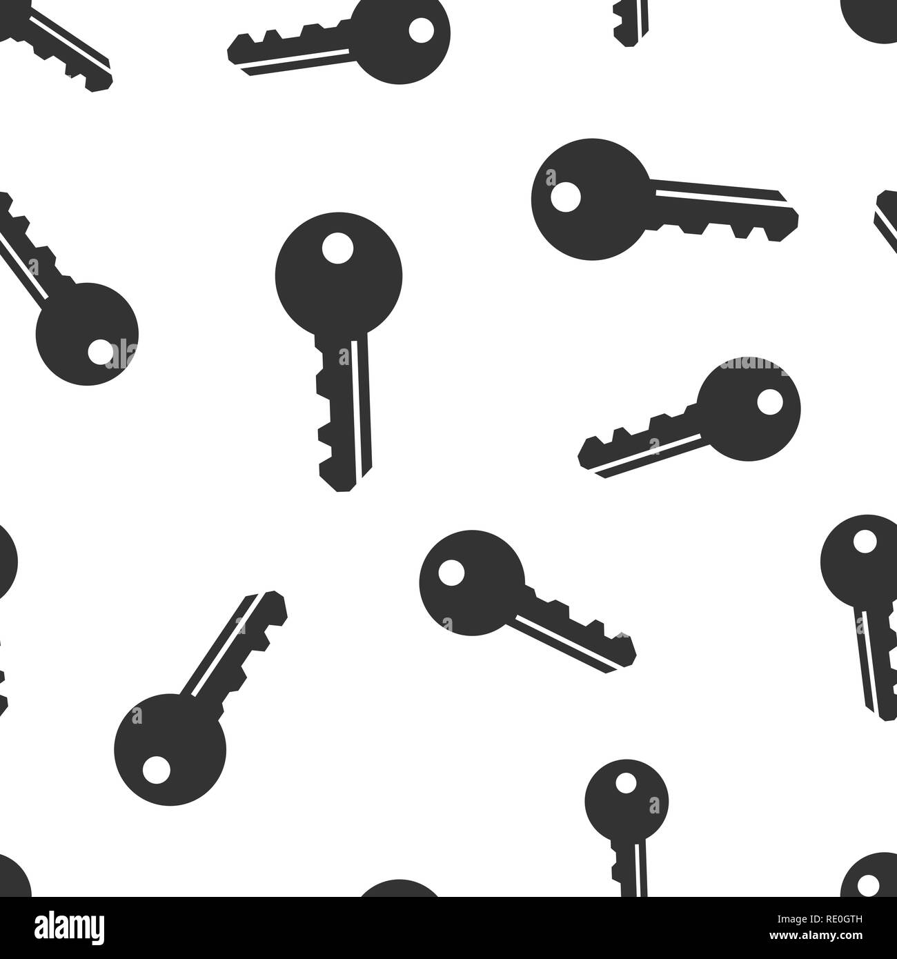 Key icon seamless pattern background. Access login vector illustration ...