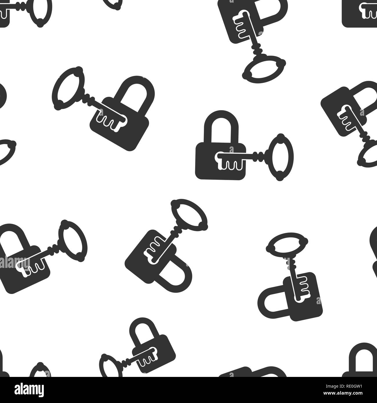 Padlock icon Stock Vector Images - Alamy