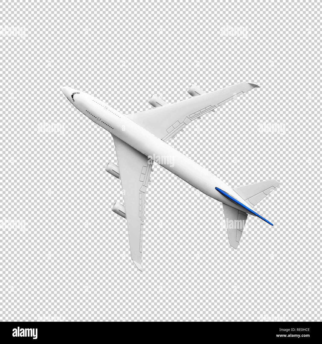 Model plane,airplane in white color mock up.clipping path Stock Photo ...