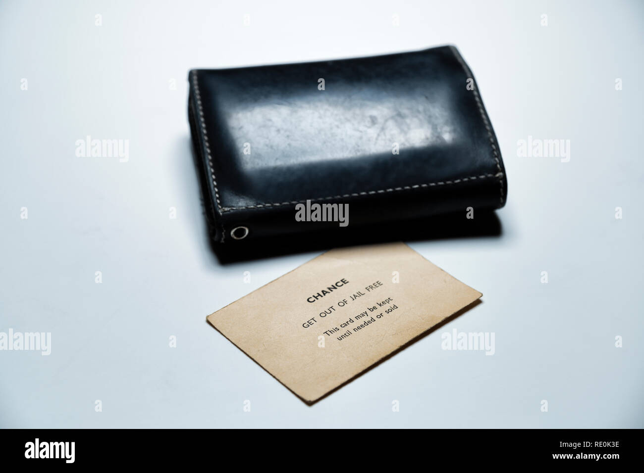 Get out of jail free card Stock Photo - Alamy