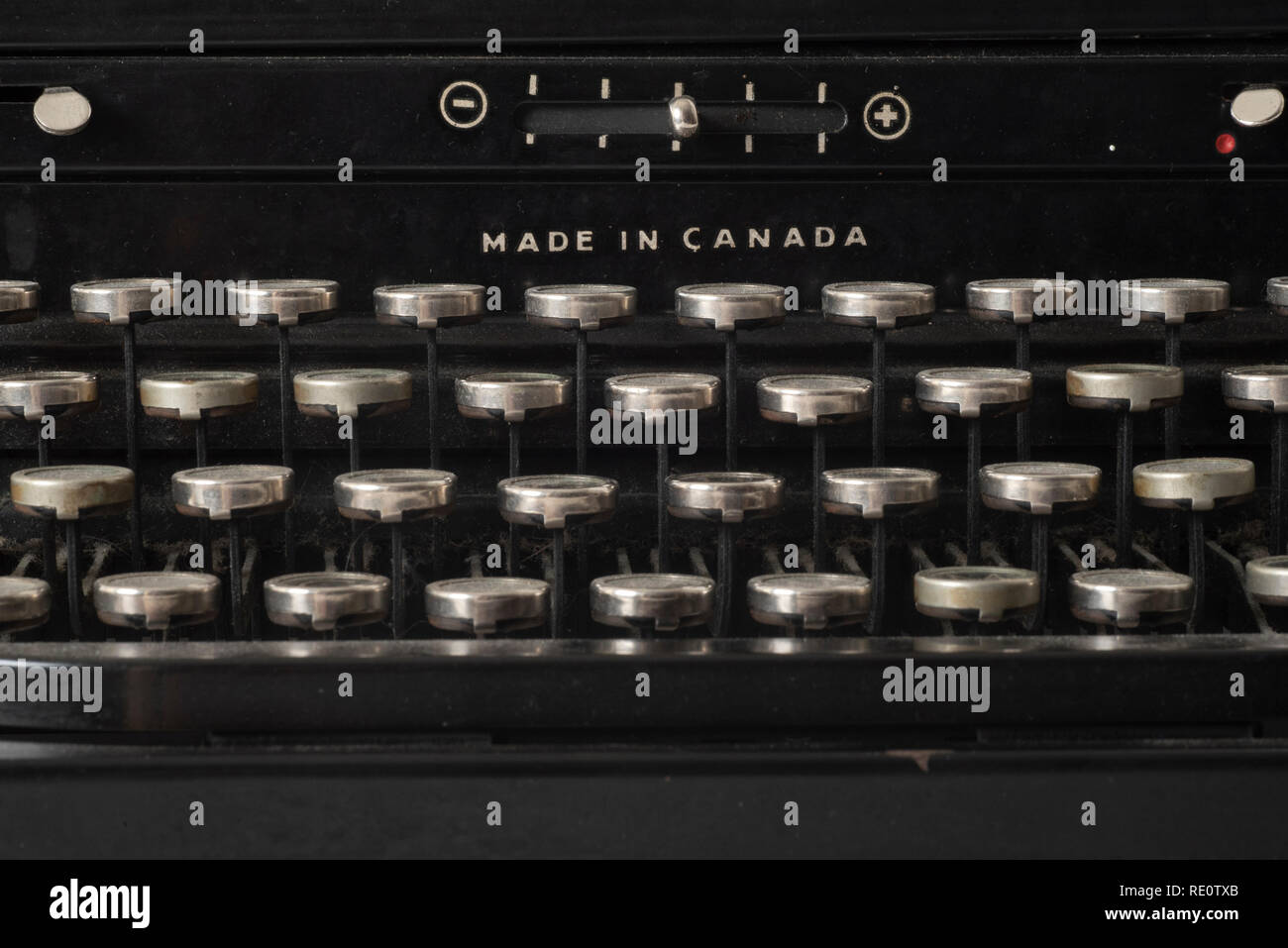 Close-up of manual keys on a 1950s-era Royal typewriter Stock Photo - Alamy