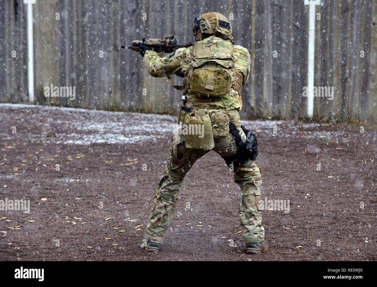 U.S. Soldiers assigned to 1-10th Special Forces Group participate in a ...