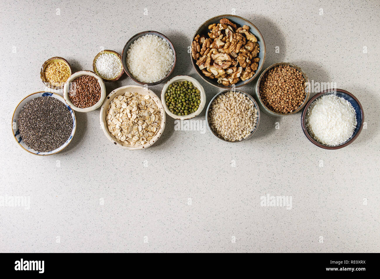 Variety of grains Stock Photo - Alamy