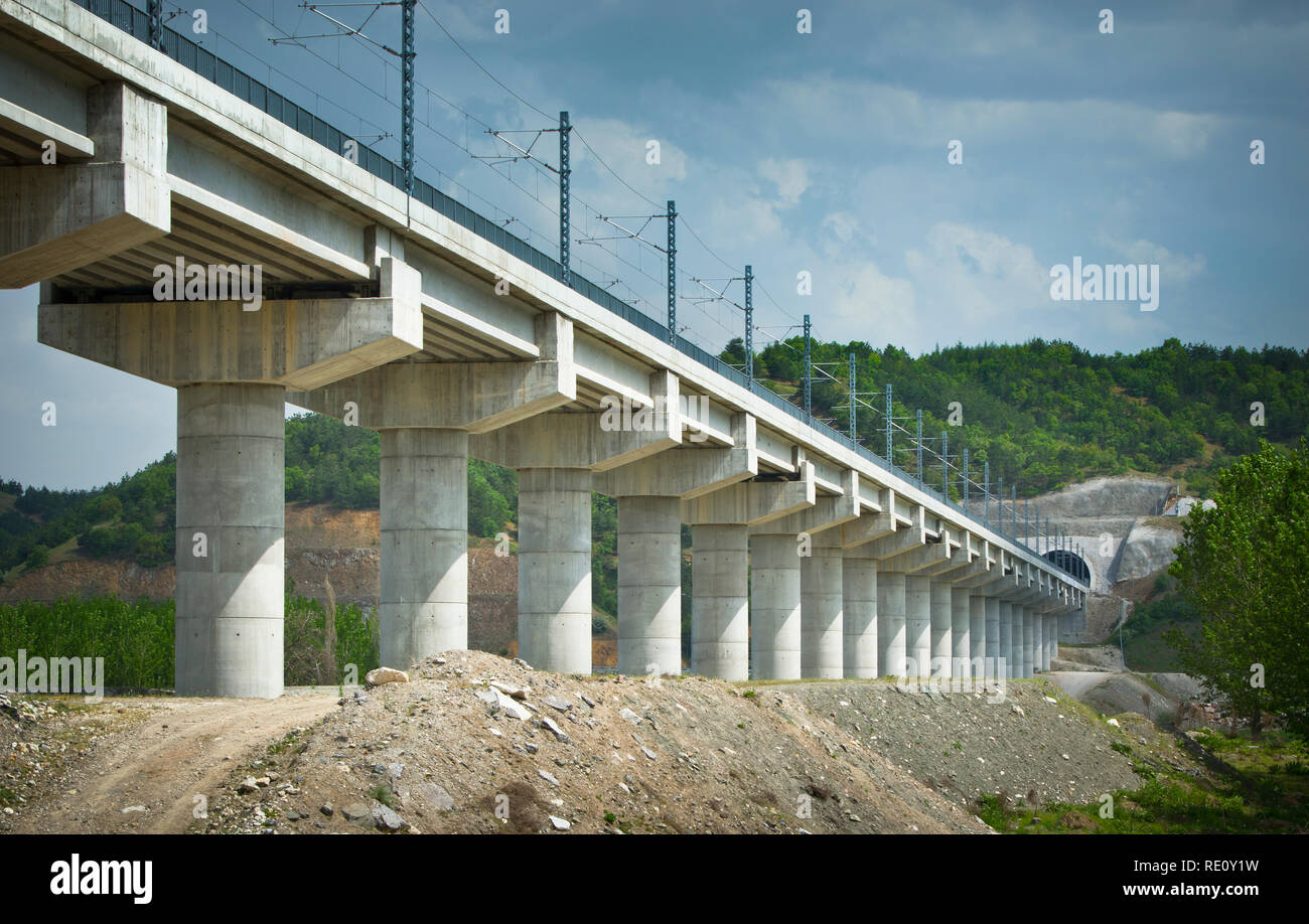 Railway Bridge Viaduct Stock Photo - Alamy