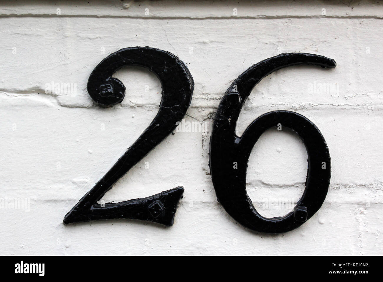 Number 26 door hi-res stock photography and images - Alamy