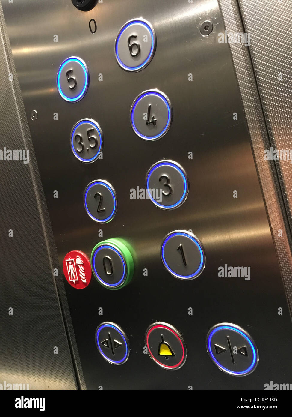 Lift buttons hi-res stock photography and images - Alamy