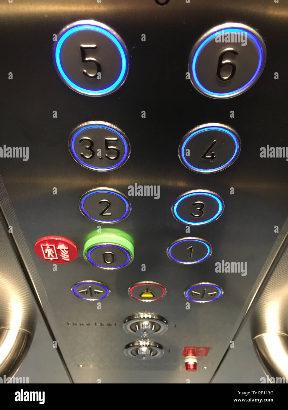 Lift or elevator panel and buttons hi-res stock photography and images ...