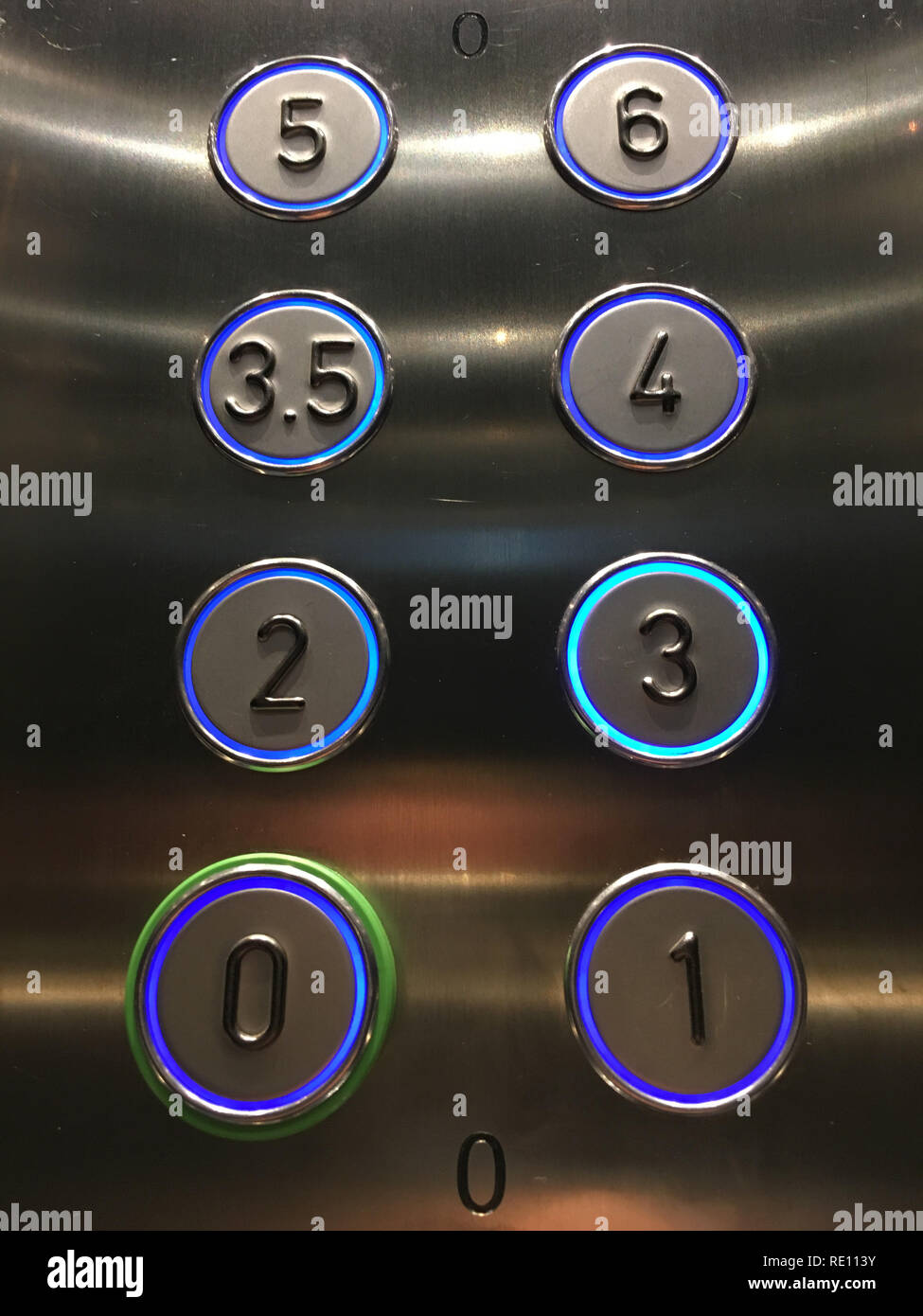 Lift or elevator panel and buttons hi-res stock photography and images ...