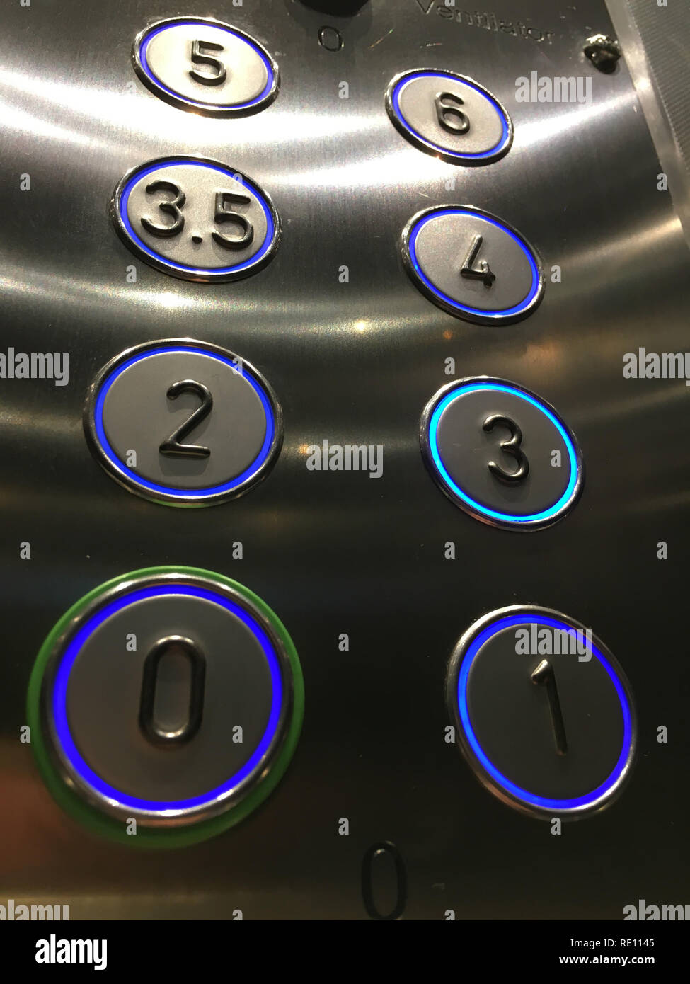 Lift buttons hi-res stock photography and images - Alamy