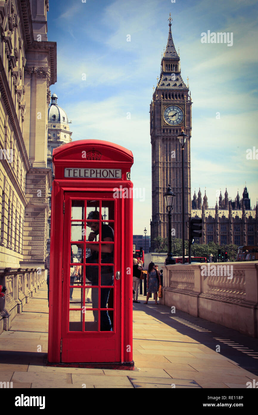 Bell phone booth hi-res stock photography and images - Alamy