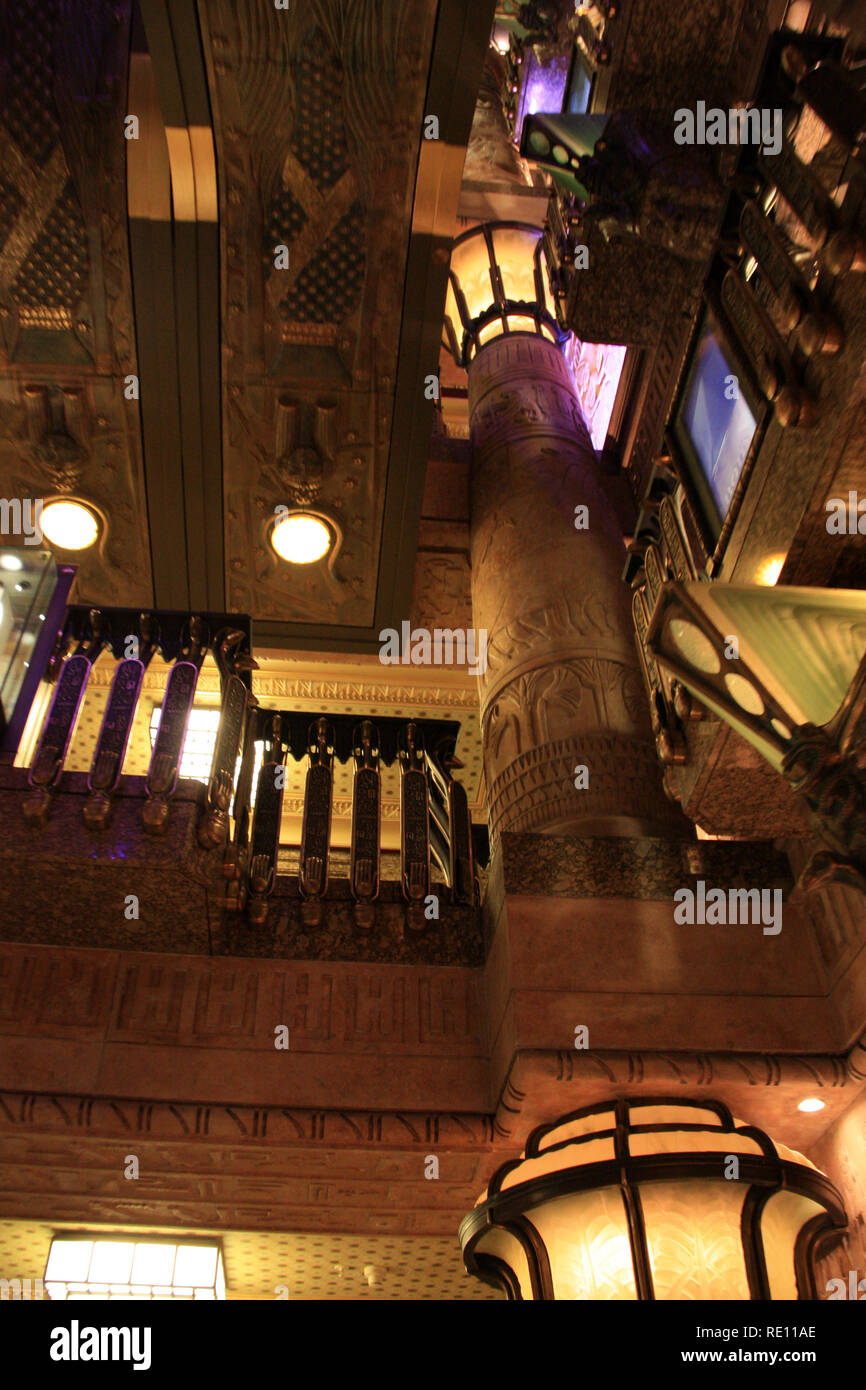 When entering the ancient Egypt themed escalator hall at Harrods ...