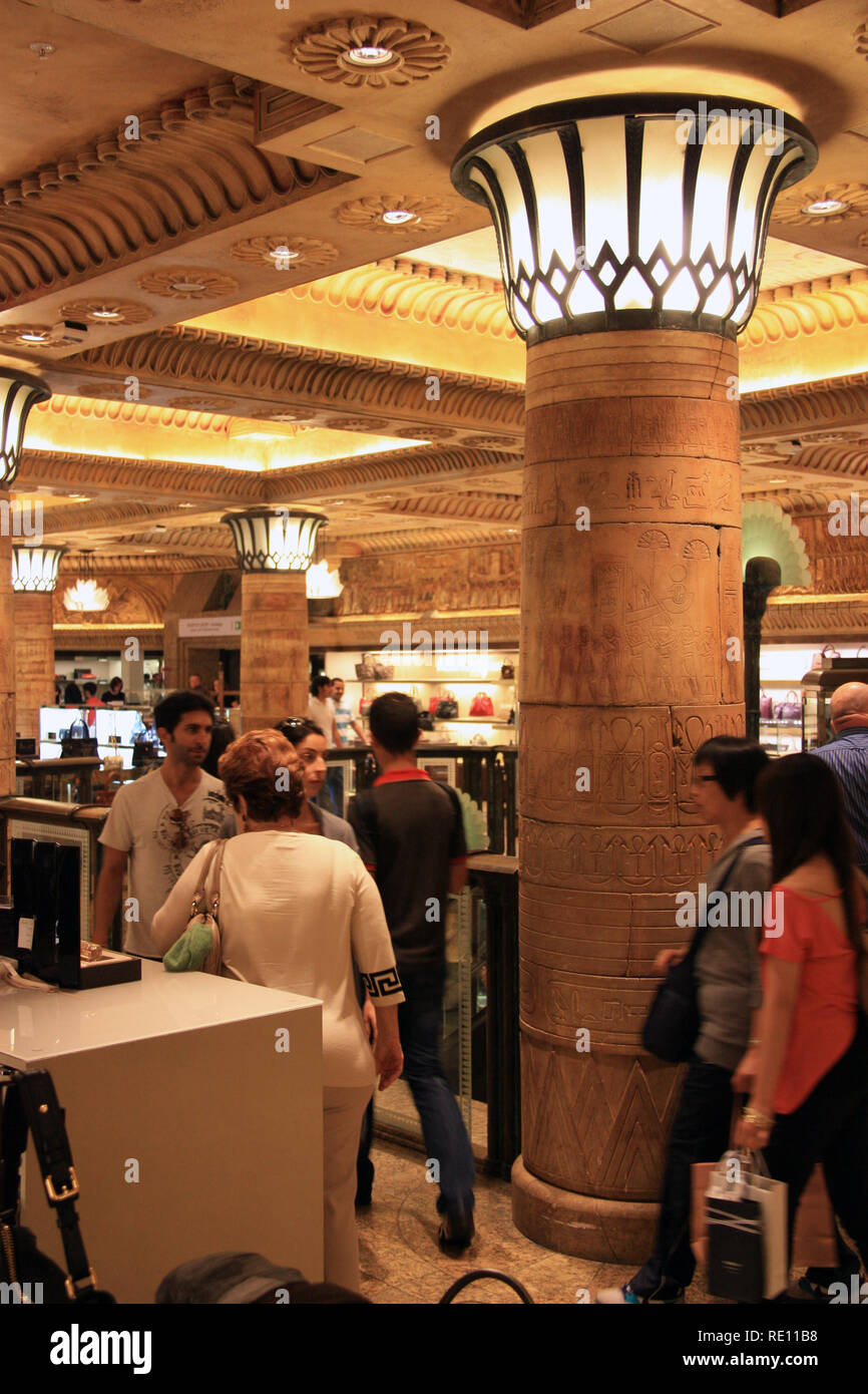 Inside harrods clothing hi-res stock photography and images - Alamy