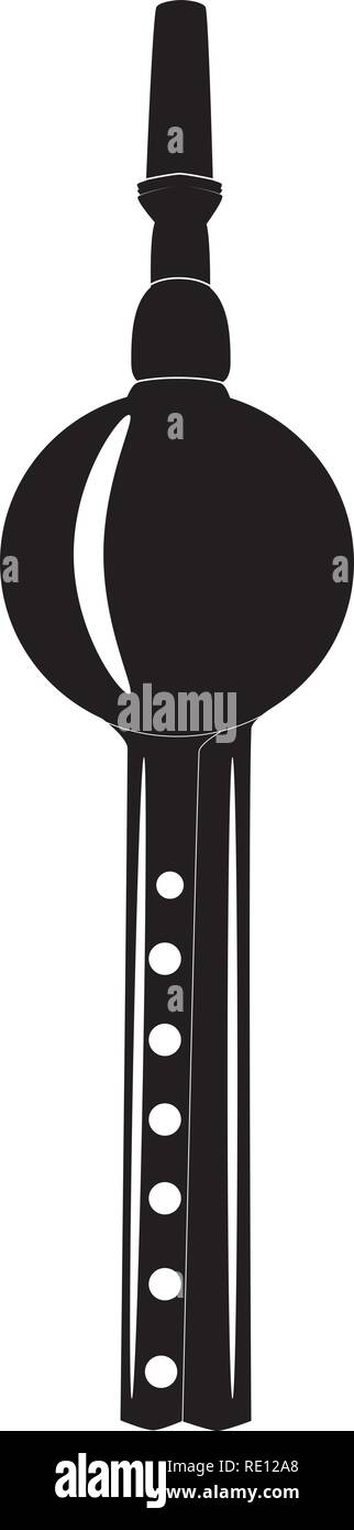 Indian pungi vector black flat template Stock Vector Image & Art - Alamy
