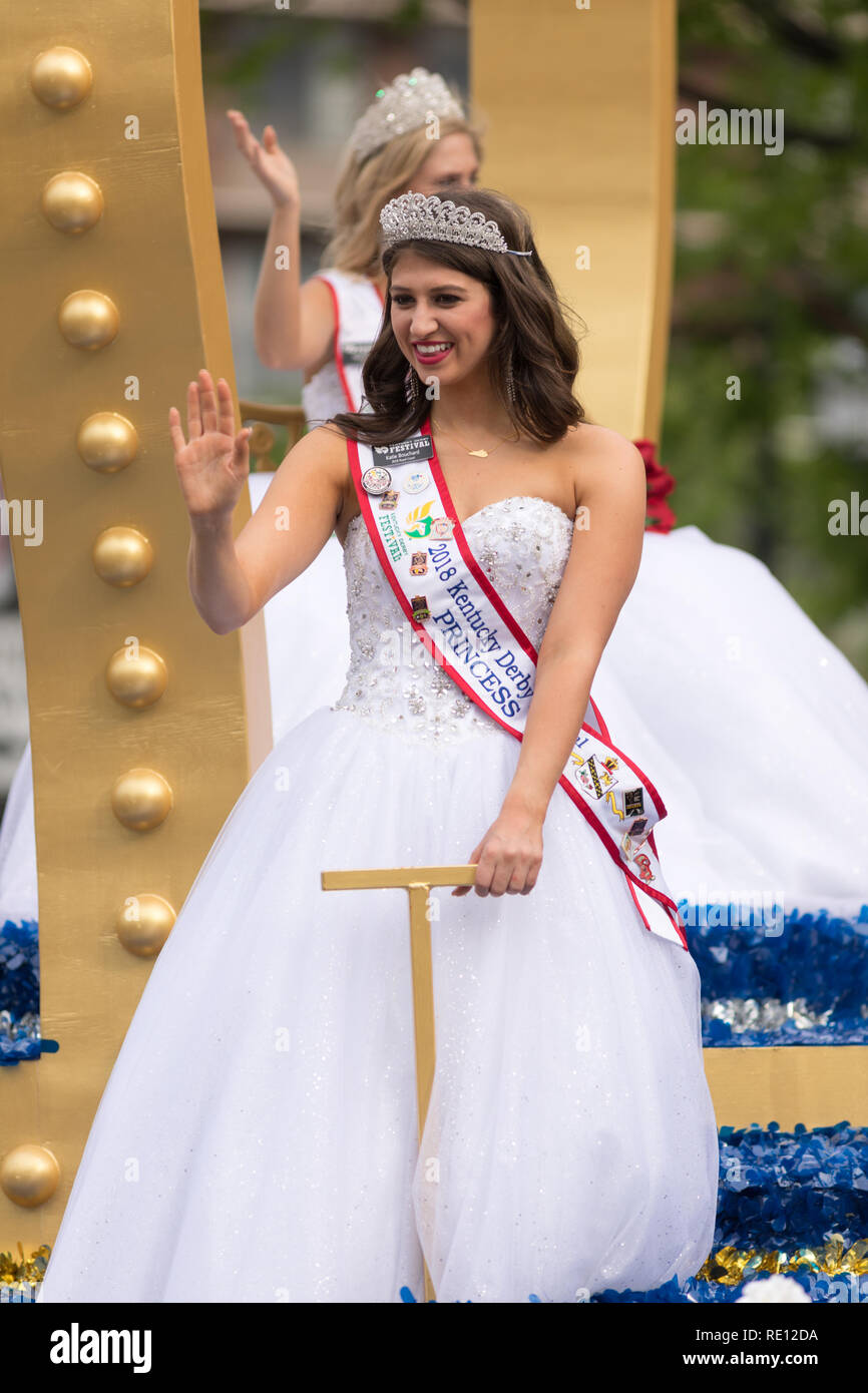 Louisville, Kentucky, USA - May 03, 2018: The Pegasus Parade, 2018 ...