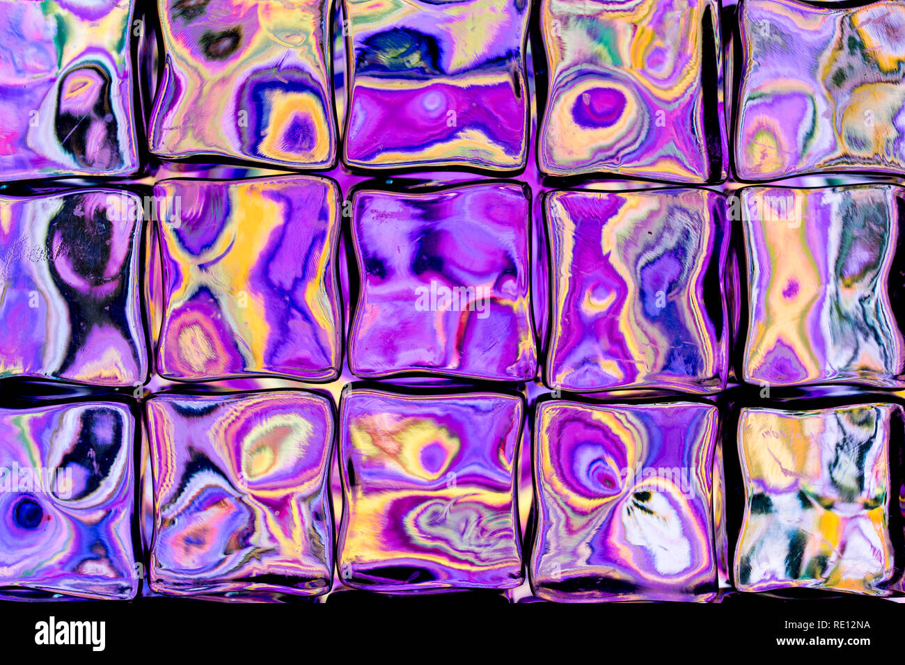 Colorful image distorted through square blocks Stock Photo - Alamy