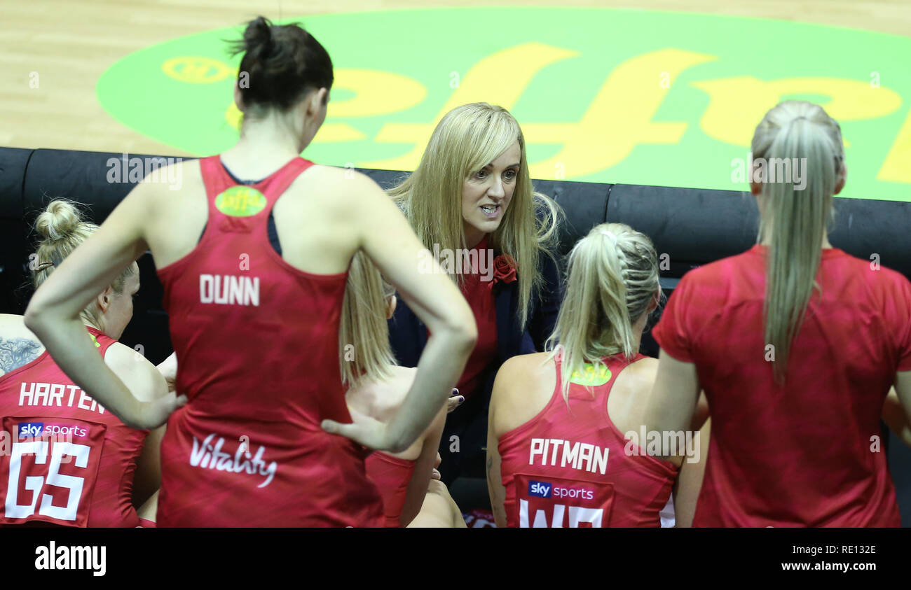 Netball coach tracey neville hi-res stock photography and images - Alamy