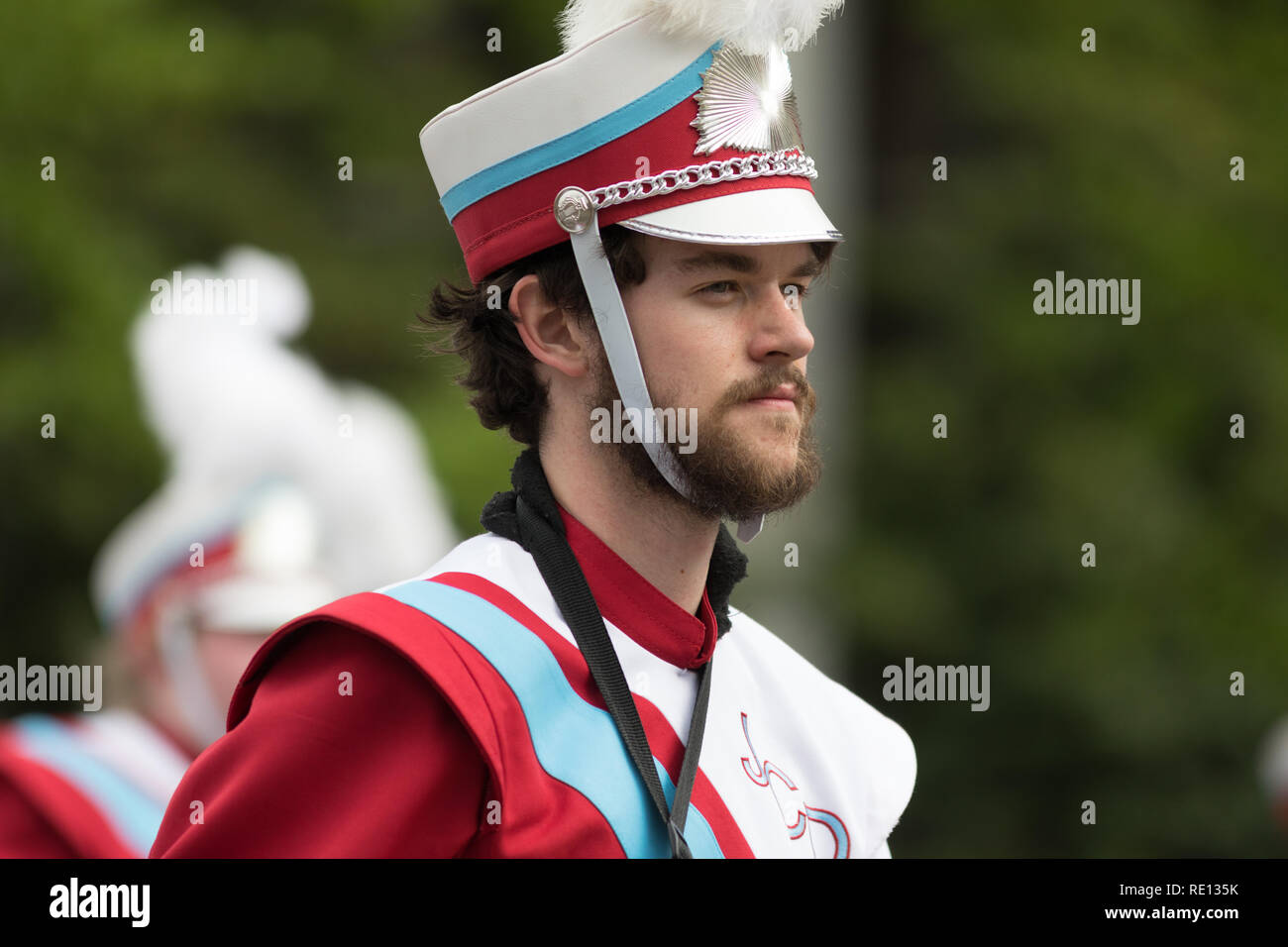 Louisville, Kentucky, USA - May 03, 2018: The Pegasus Parade, Members ...