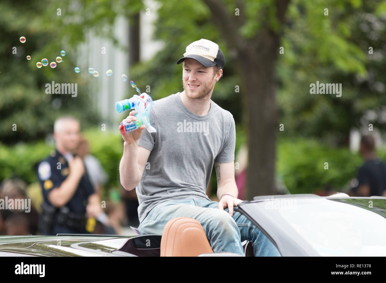Louisville, Kentucky, USA - May 03, 2018: The Pegasus Parade, brian ...