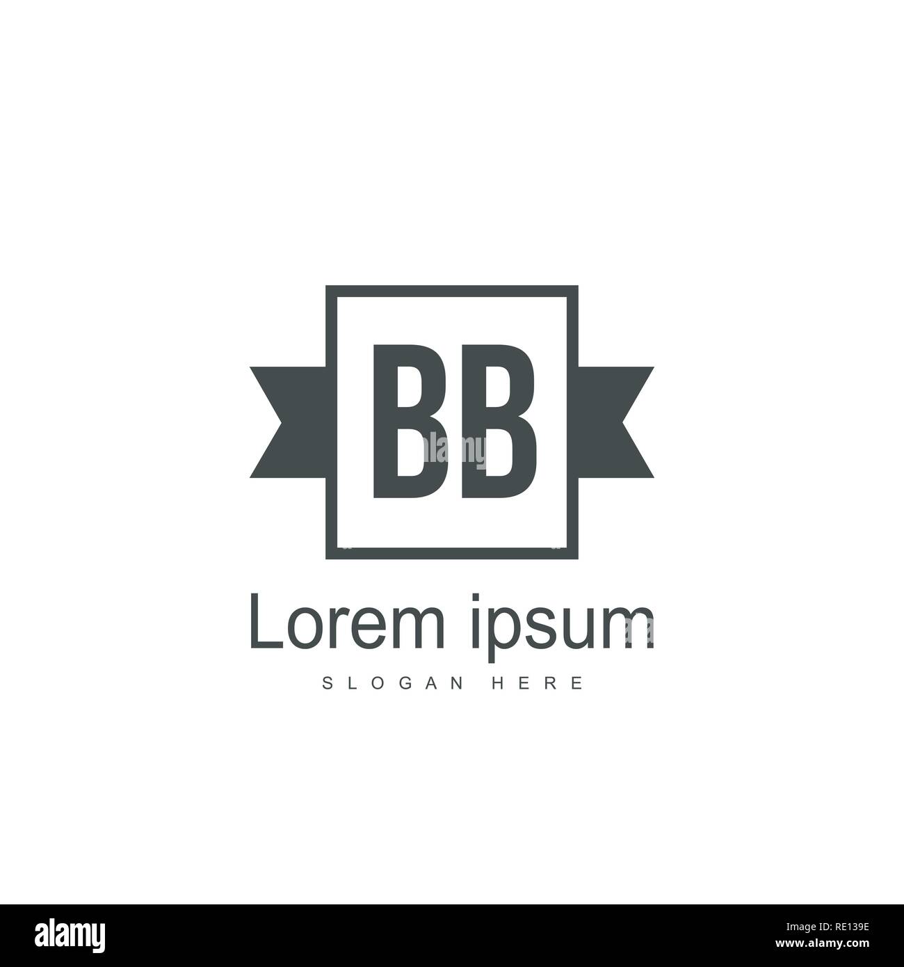 Letter Logo BB Template Vector Design Stock Vector Image & Art - Alamy