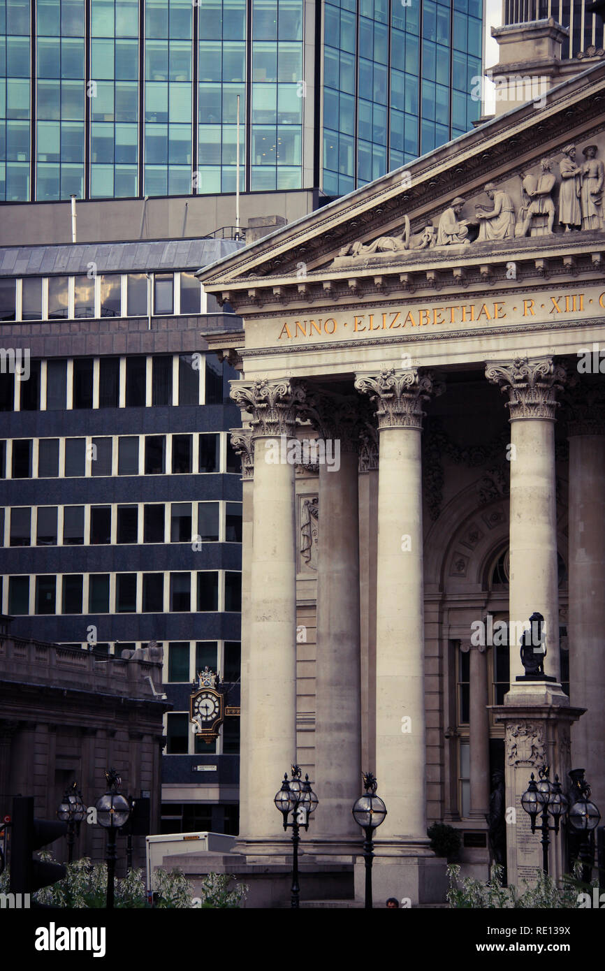 Old london stock exchange building hi-res stock photography and images ...