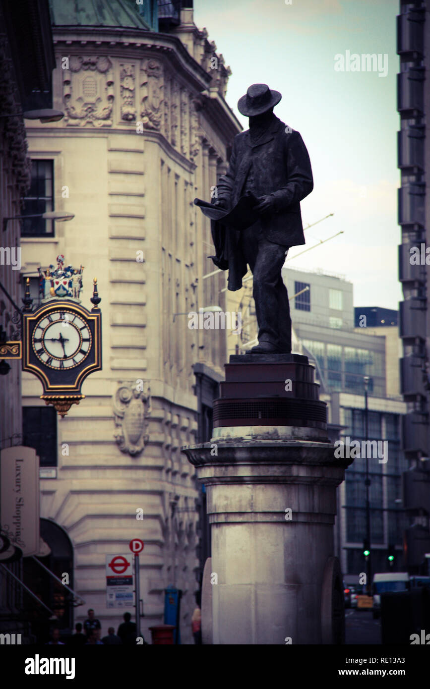 Bronze statue of James Henry Greathead, the civil engineer renowned for ...