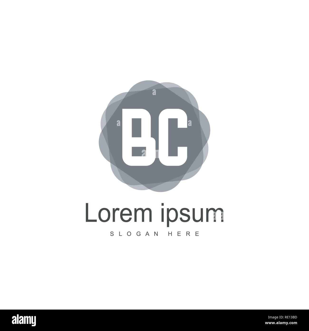 Letter Logo BC Template Vector Design Stock Vector Image & Art - Alamy