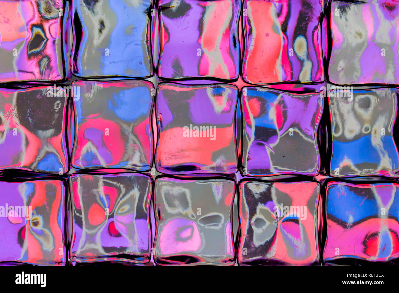 Colorful image distorted through square blocks Stock Photo - Alamy