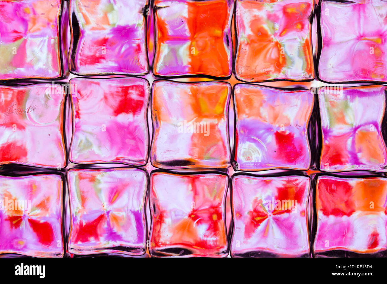 Colorful image distorted through square blocks Stock Photo - Alamy