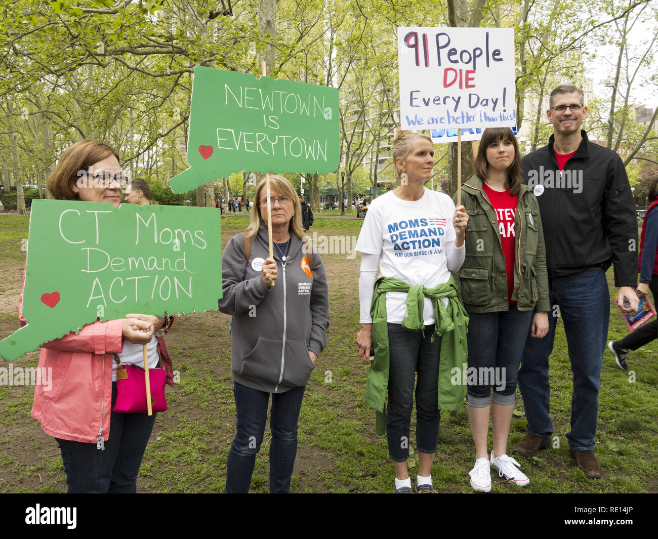 The 4th annual Moms Demand Action Against America’s Second Amendment Rights March in New York ...
