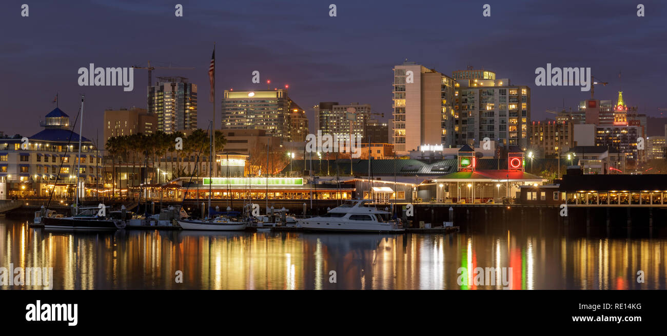 Oakland Ca At Night